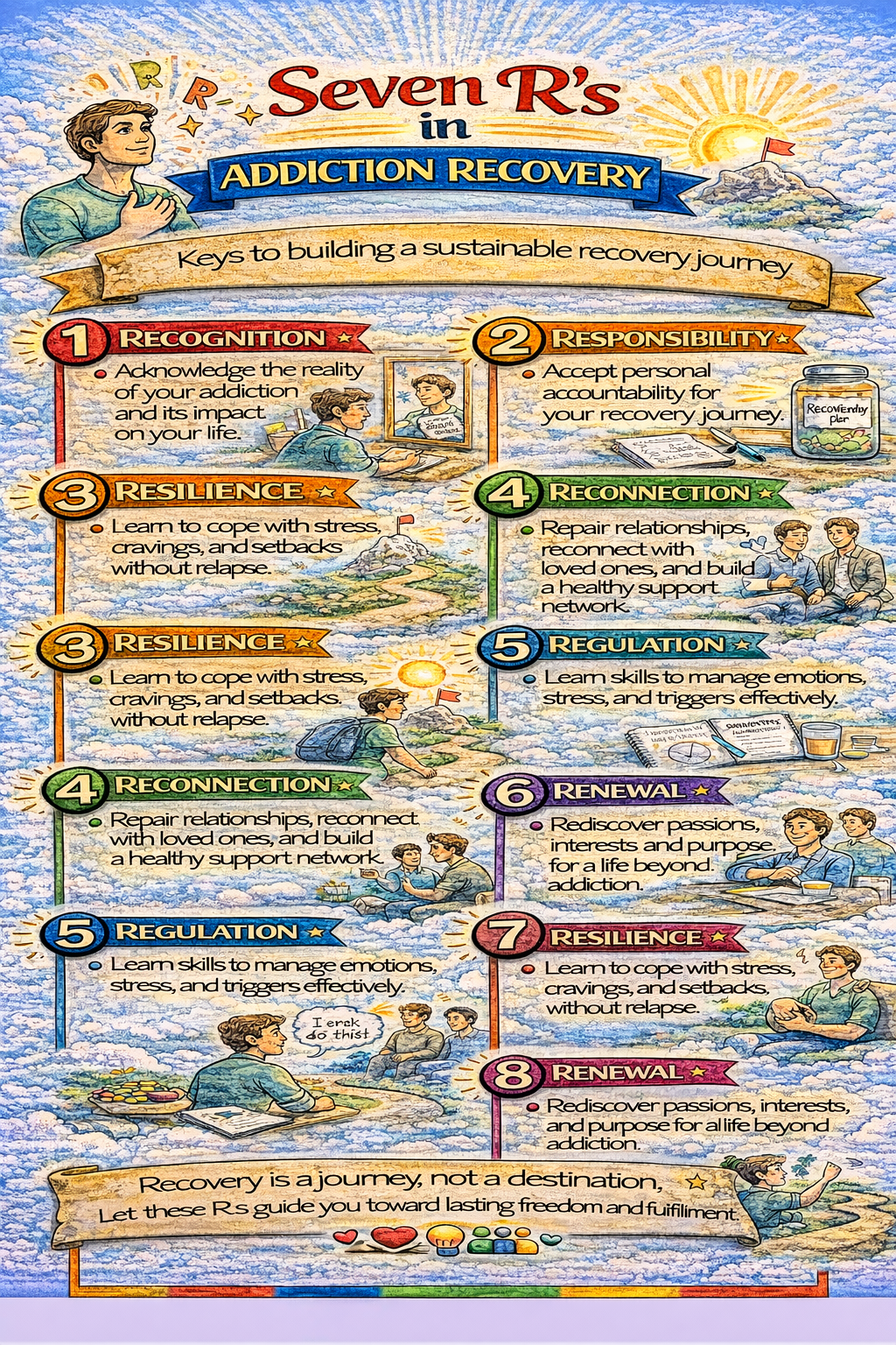 Seven R’s in Addiction Recovery - Addiction Treatment for You