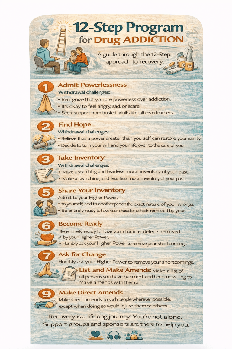 12-Step Program for Drug Addiction - Addiction Treatment for You