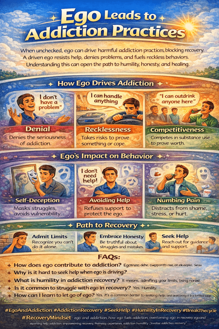 Ego leads to Addiction Practices - Addiction Treatment for You