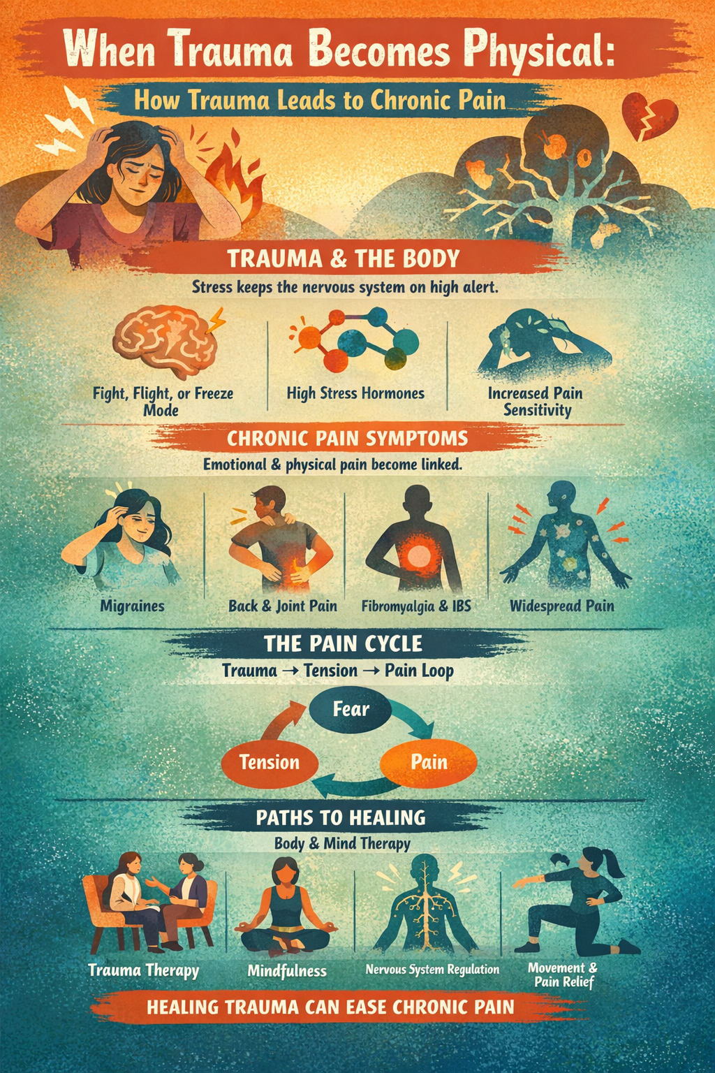 Trauma leads to Chronic Pain - Addiction Treatment for You