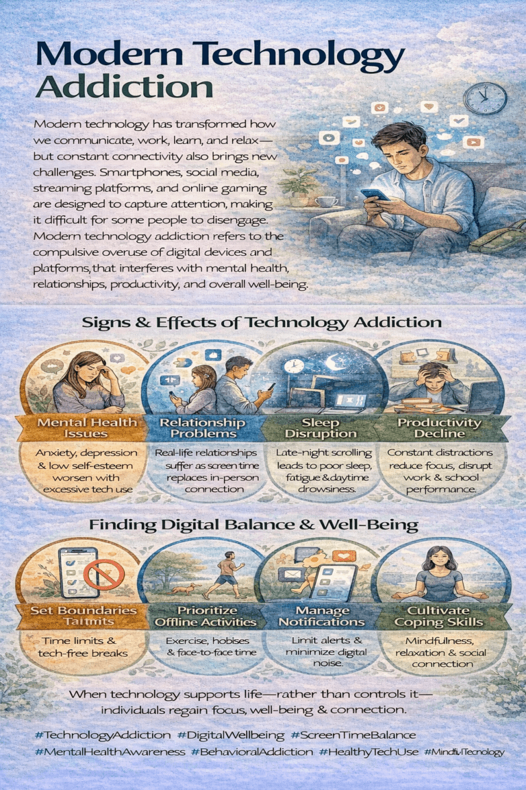 Modern Technology Addiction - Addiction Treatment for You