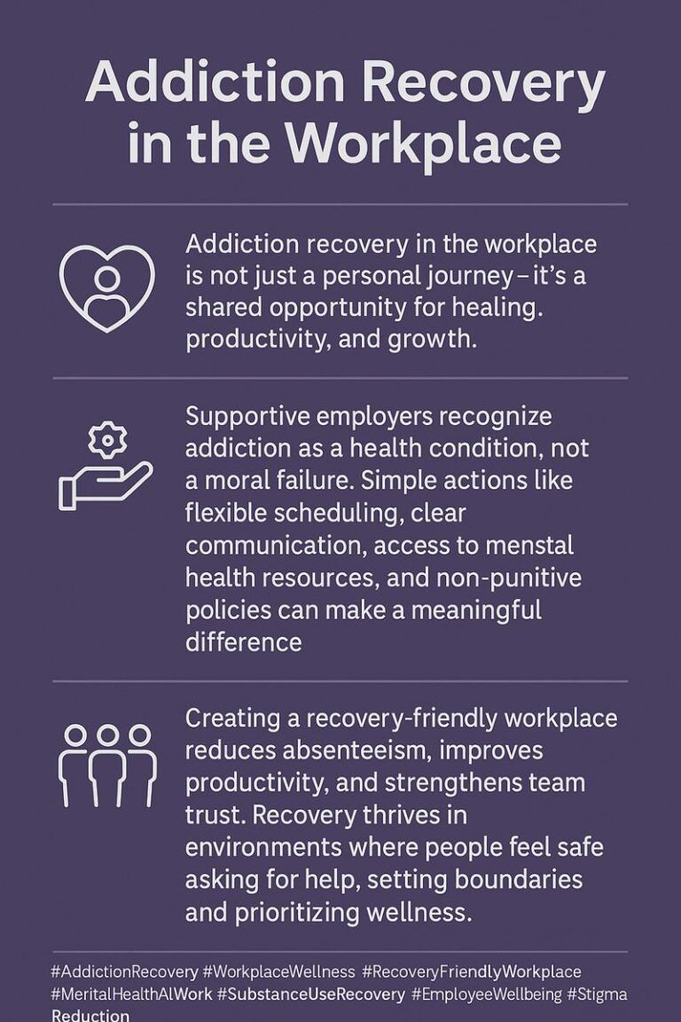 Addiction Recovery Workplace - Addiction Treatment for You