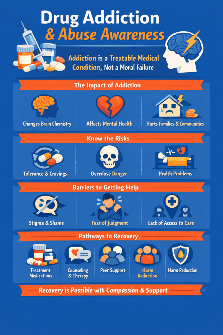 Drug Addiction & Abuse Awareness - Addiction Treatment for You