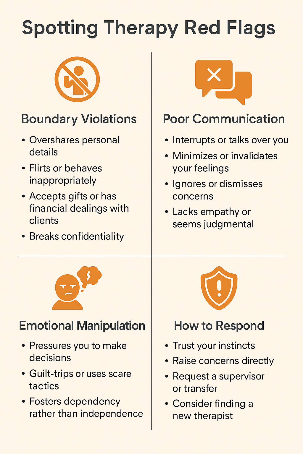 Spotting Therapy Red Flags - Addiction Treatment for You