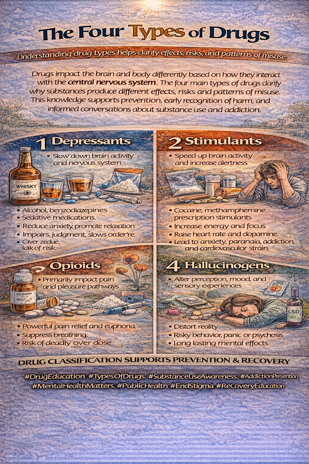 The Four Types Of Drugs - Addiction Treatment for You