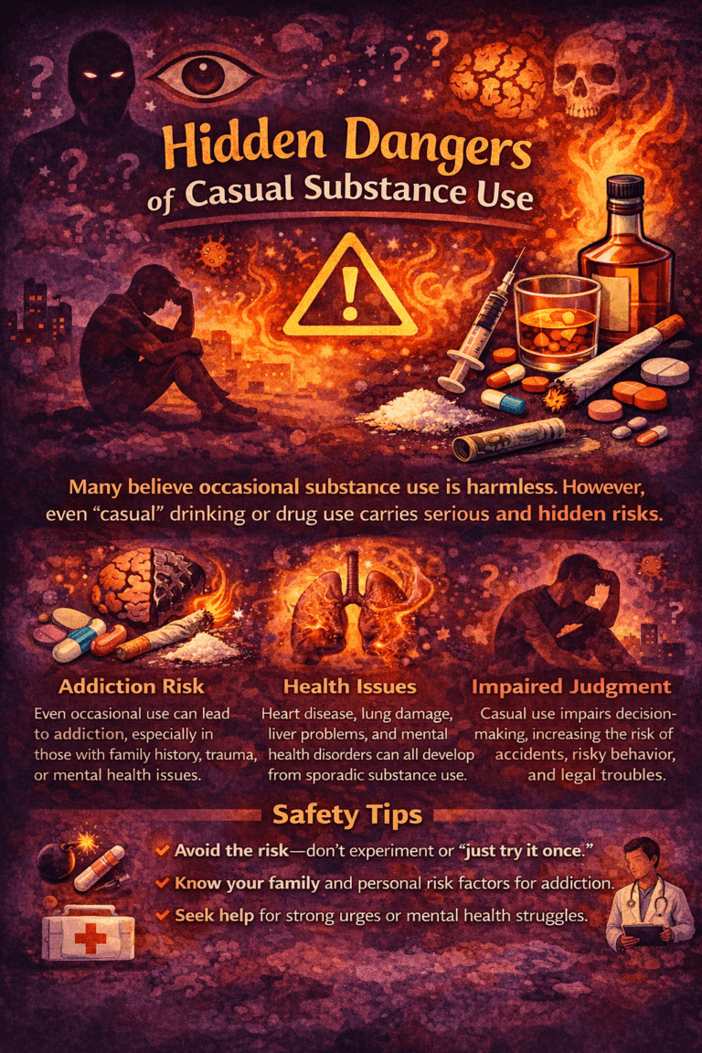 Dangers of Casual Substance Use - Addiction Treatment for You