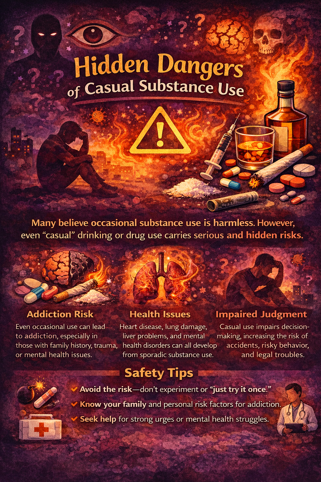 Dangers of Casual Substance Use - Addiction Treatment for You